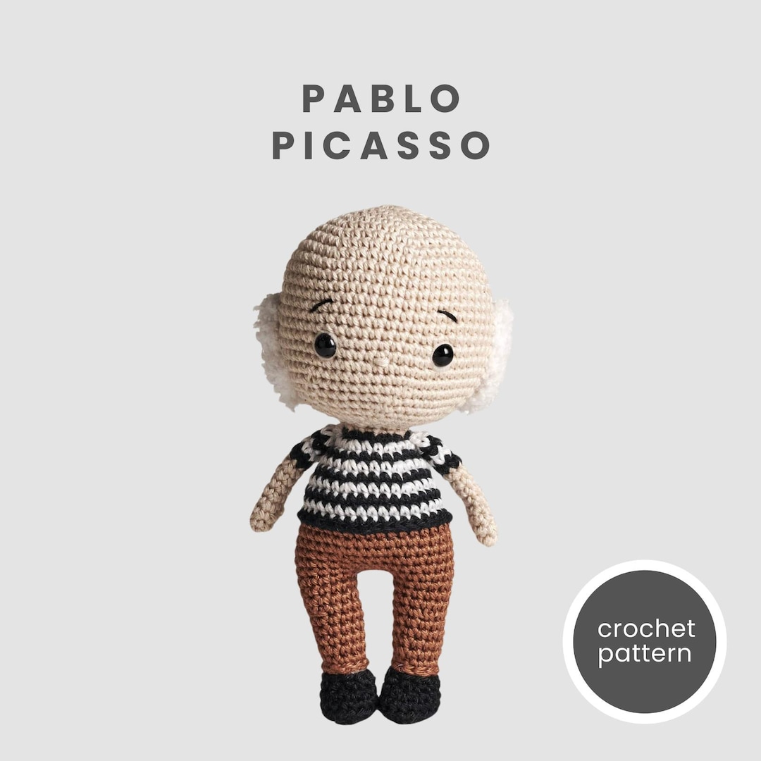 Pablo Picasso Crochet Pattern PDF - Etsy