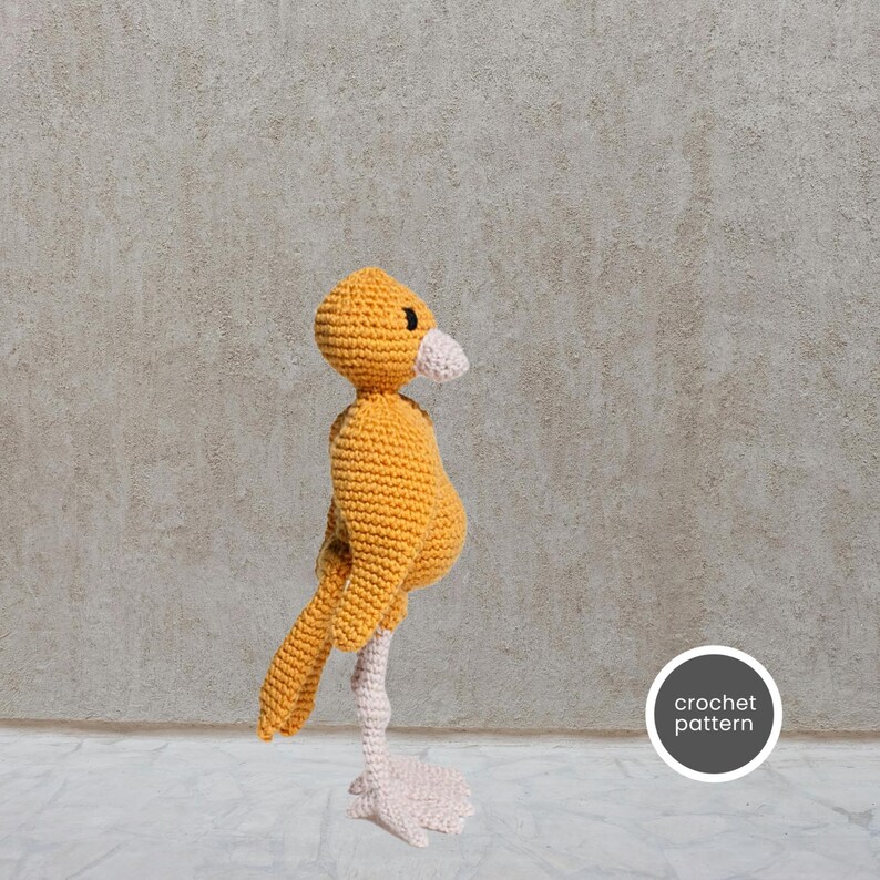 Beginner-friendly Canary Crochet Pattern Amigurumi Bird Tutorial PDF ...