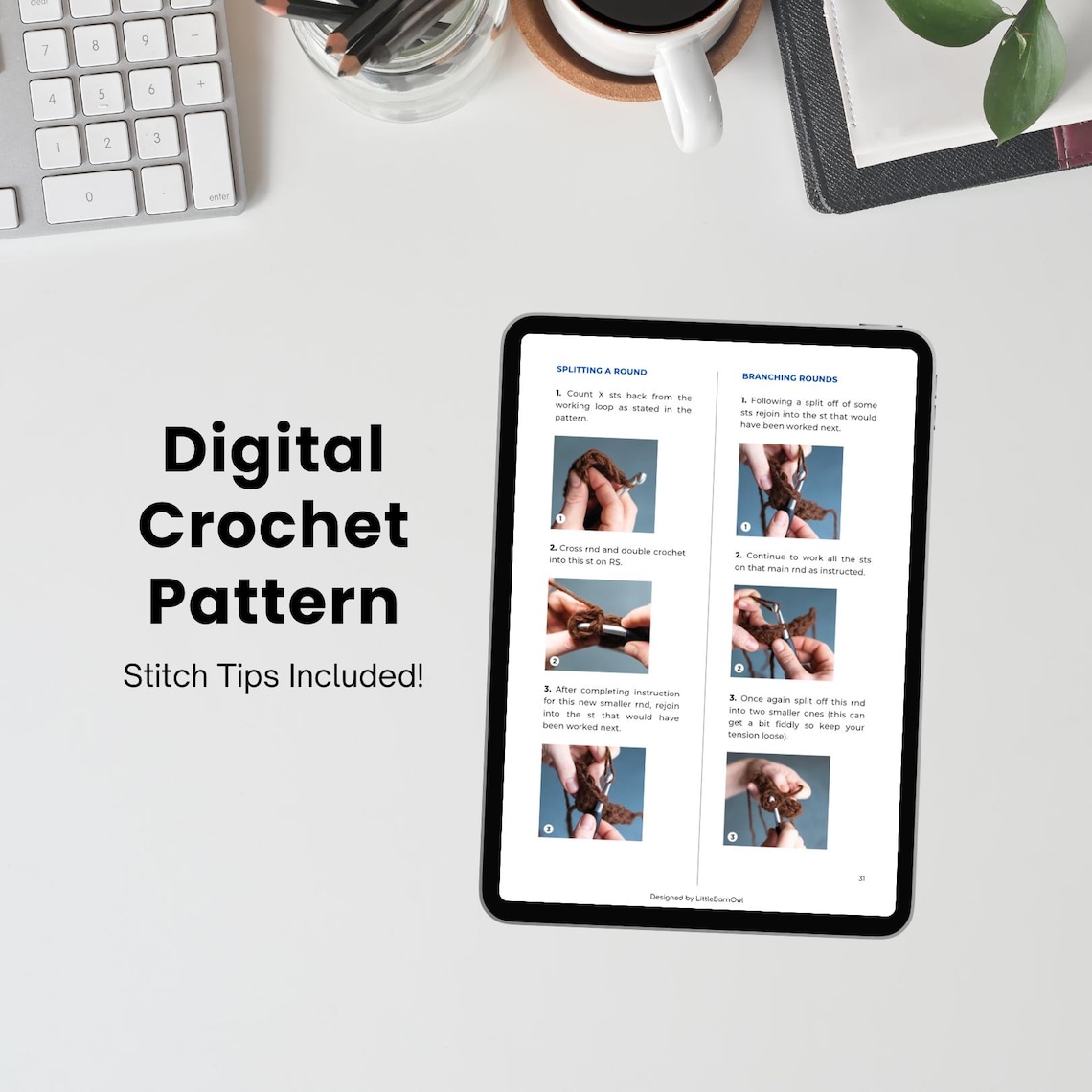 Blue-footed Booby Crochet Pattern Tropical Bird Amigurumi PDF Tutorial ...