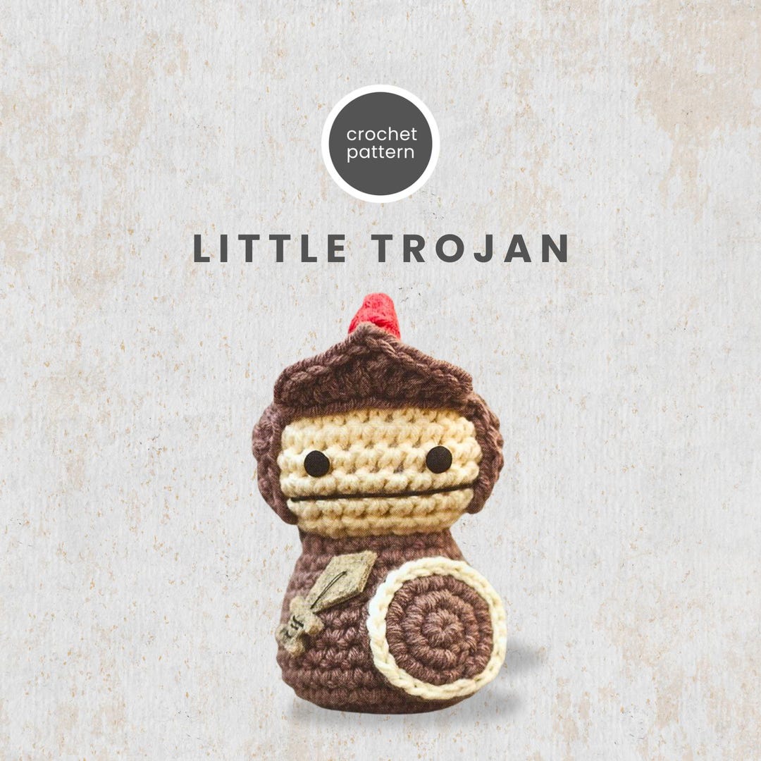 Little Trojan Crochet Pattern PDF - Etsy