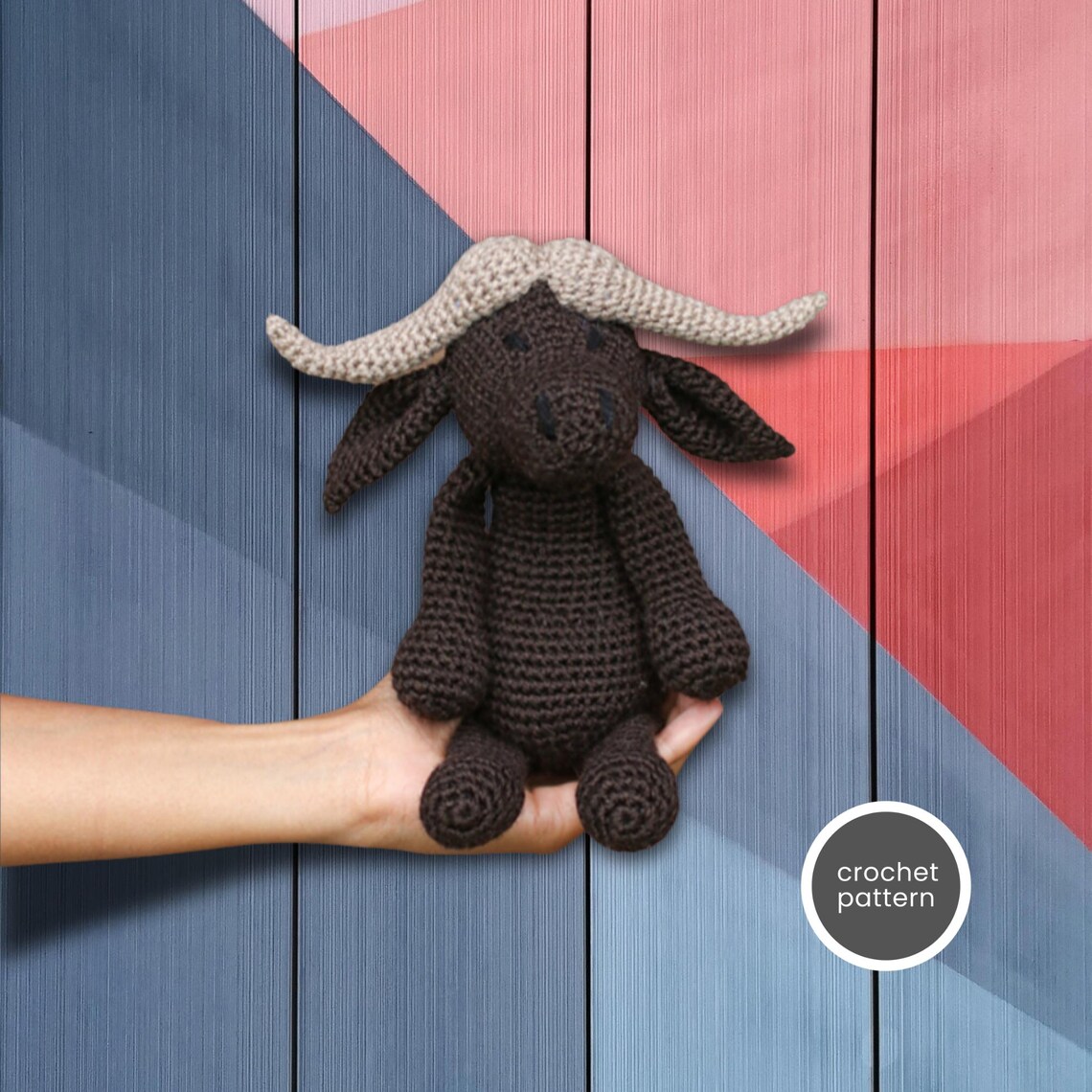 Buffalo Crochet Pattern: Amigurumi Plushie DIY (PDF Digital Download ...