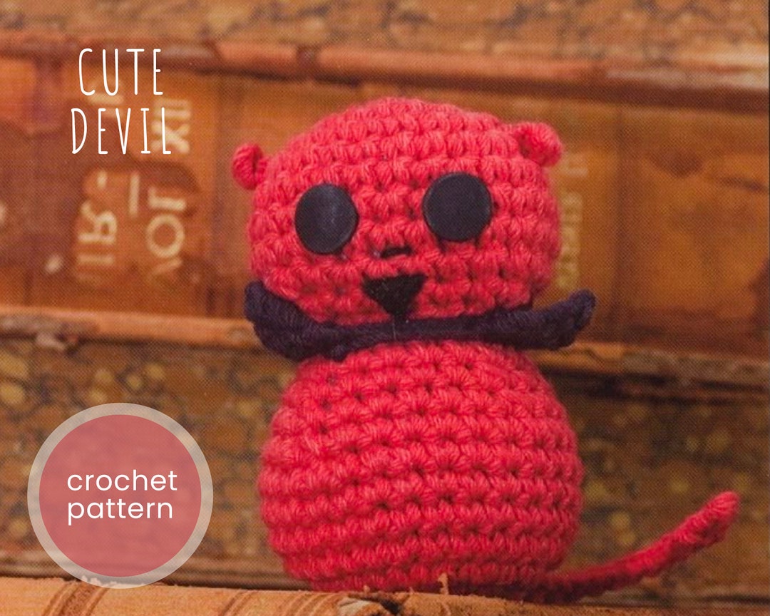 Devil Crochet Doll Pattern, Intermediate Level (PDF Pattern) - Etsy
