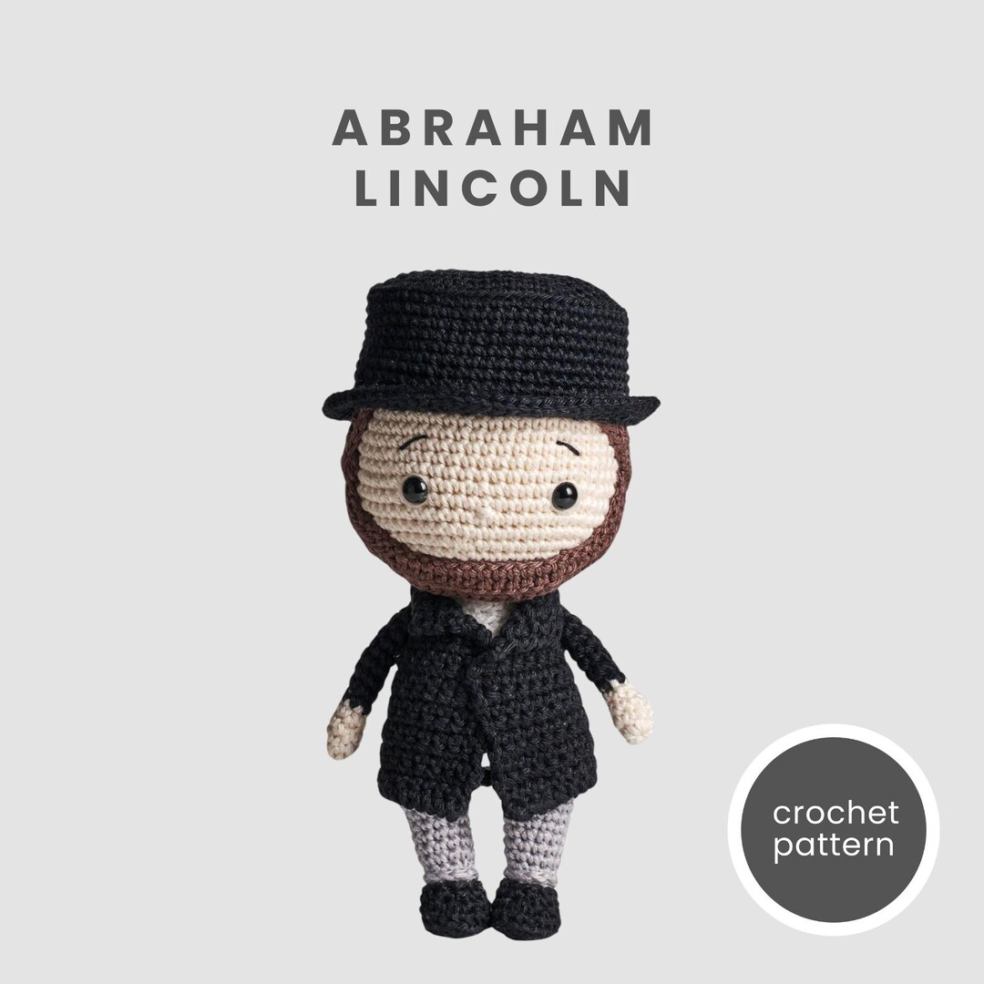 Abe Lincoln Crochet Pattern PDF - Etsy