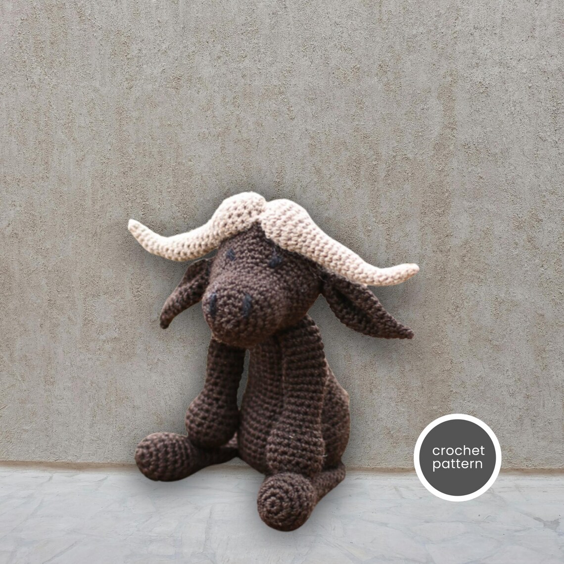 Buffalo Crochet Pattern: Amigurumi Plushie DIY (PDF Digital Download ...