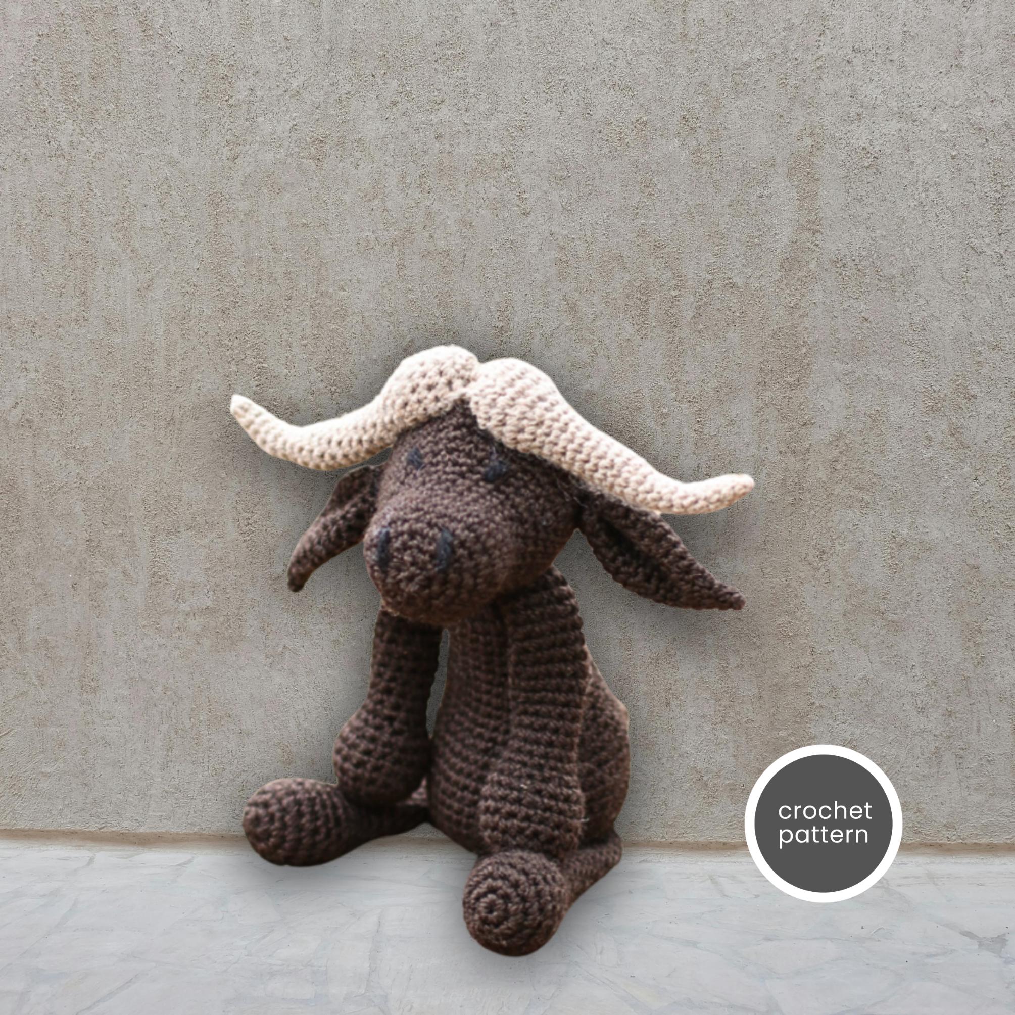 Buffalo Crochet Pattern: Amigurumi Plushie DIY (PDF Digital Download ...