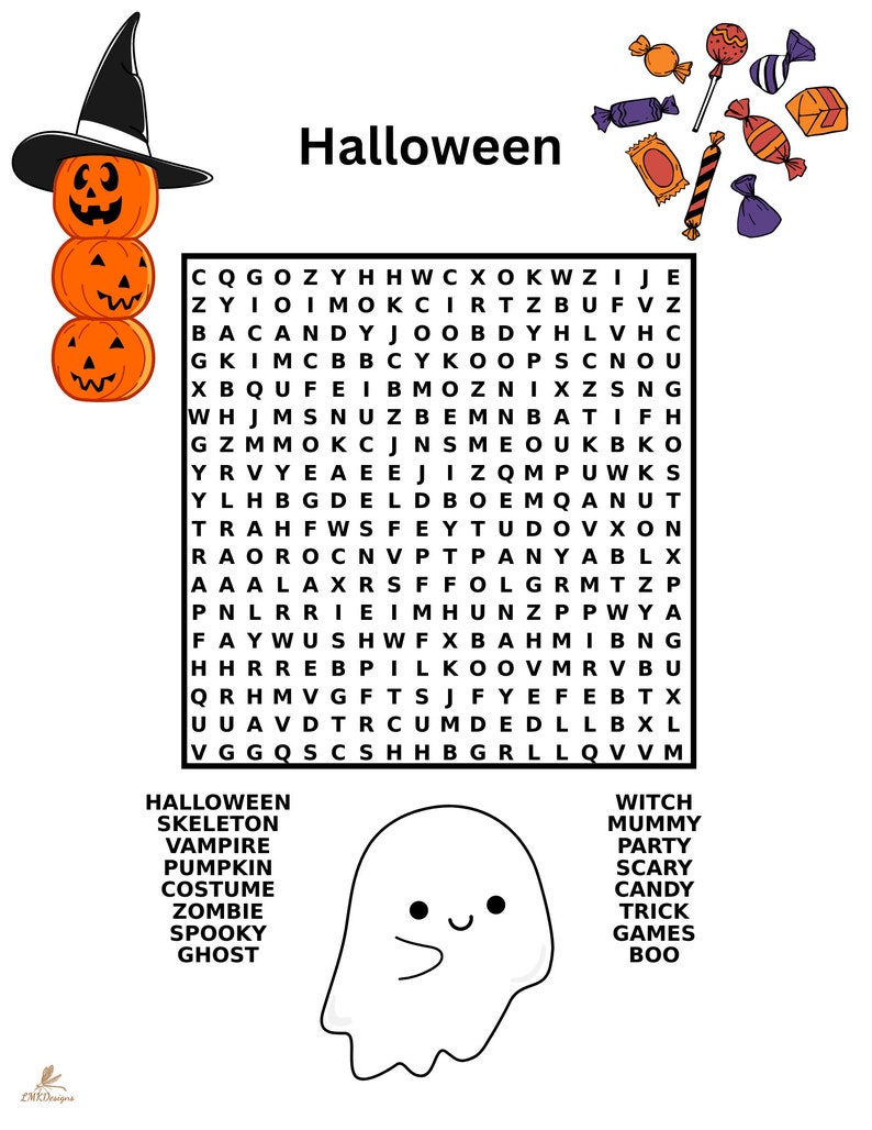 Holiday Word Search for Kids Perfect for Parties or Classrooms - Etsy