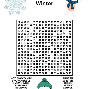 Seasonal Fun for Kids: Word Search Bundle (spring, Summer, Autumn ...