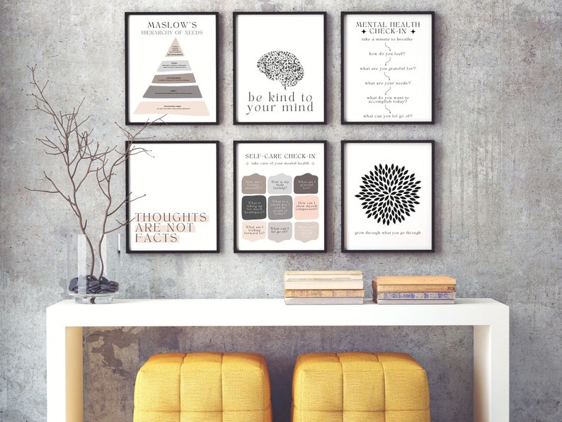18 Therapist Office Decor Signs Counseling Posters Therapy Wall Art ...