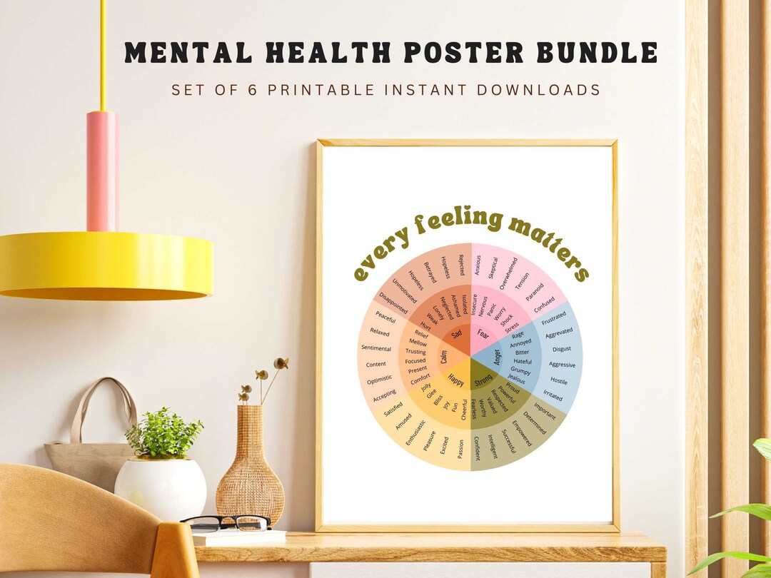 6 Therapist Office Decor Signs Counseling Posters Therapy Wall Art ...
