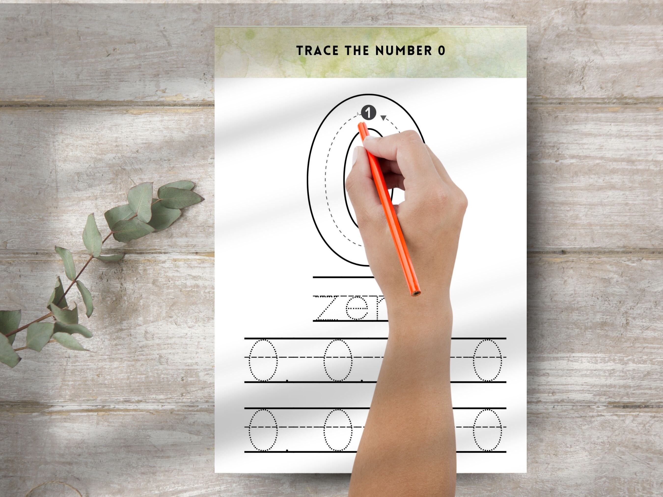 20 Number Tracing Worksheets, Traceable Numbers, Preschool Worksheets ...