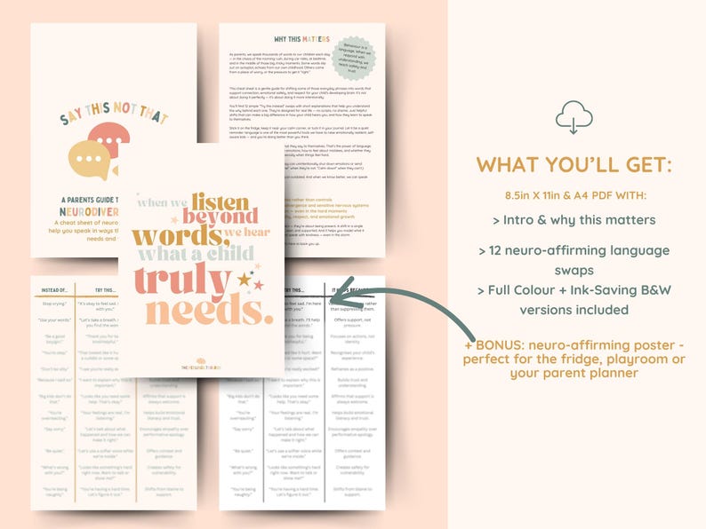 Say This Instead Cheat Sheet, Social Emotional Learning, Behaviour ...