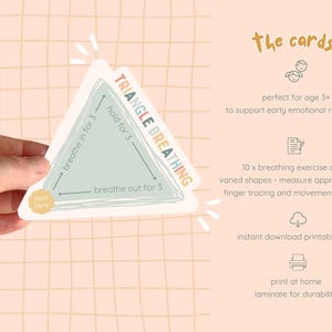 Mindfulness Breathing Tracing Cards, Emotion Toolbox, Feelings Coping ...