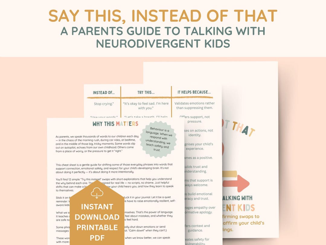 Say This Instead Cheat Sheet, Social Emotional Learning, Behaviour ...
