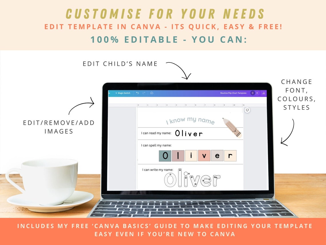 I Can Write My Name Worksheet | Editable Custom Name Tracing Sheet ...