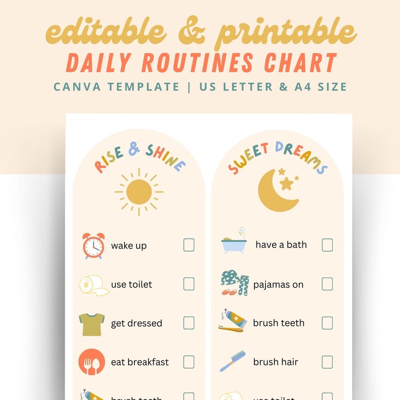 Toddler Chore Chart - Etsy