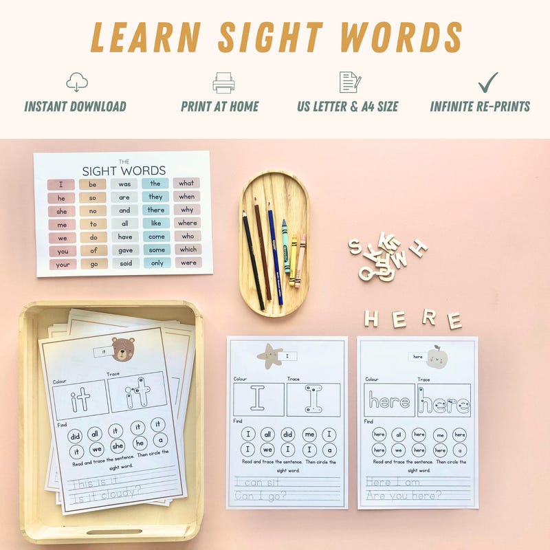 Sight Word - Etsy