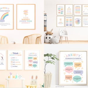 Calming Corner Posters Pastel, Calm Corner Worksheet, Calm Down Corner ...