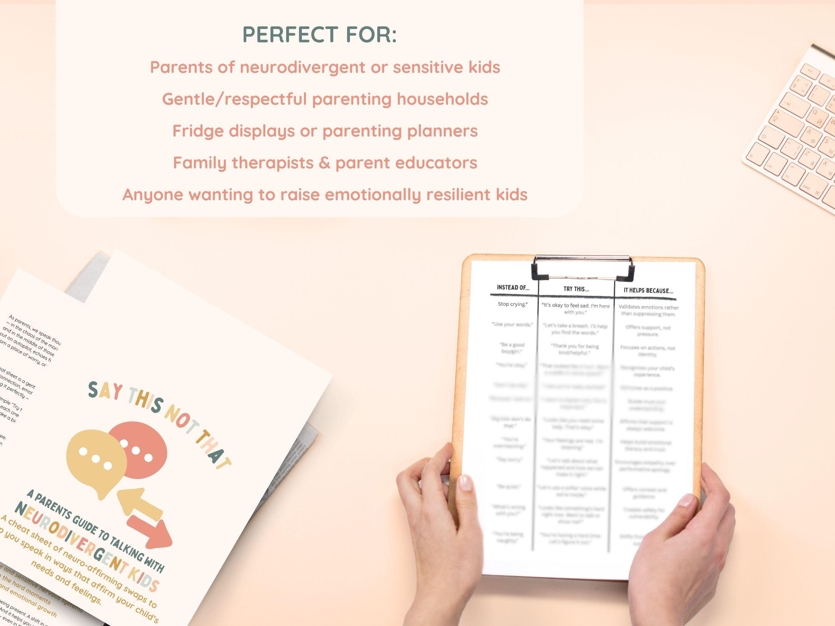 Say This Instead Cheat Sheet, Social Emotional Learning, Behaviour ...