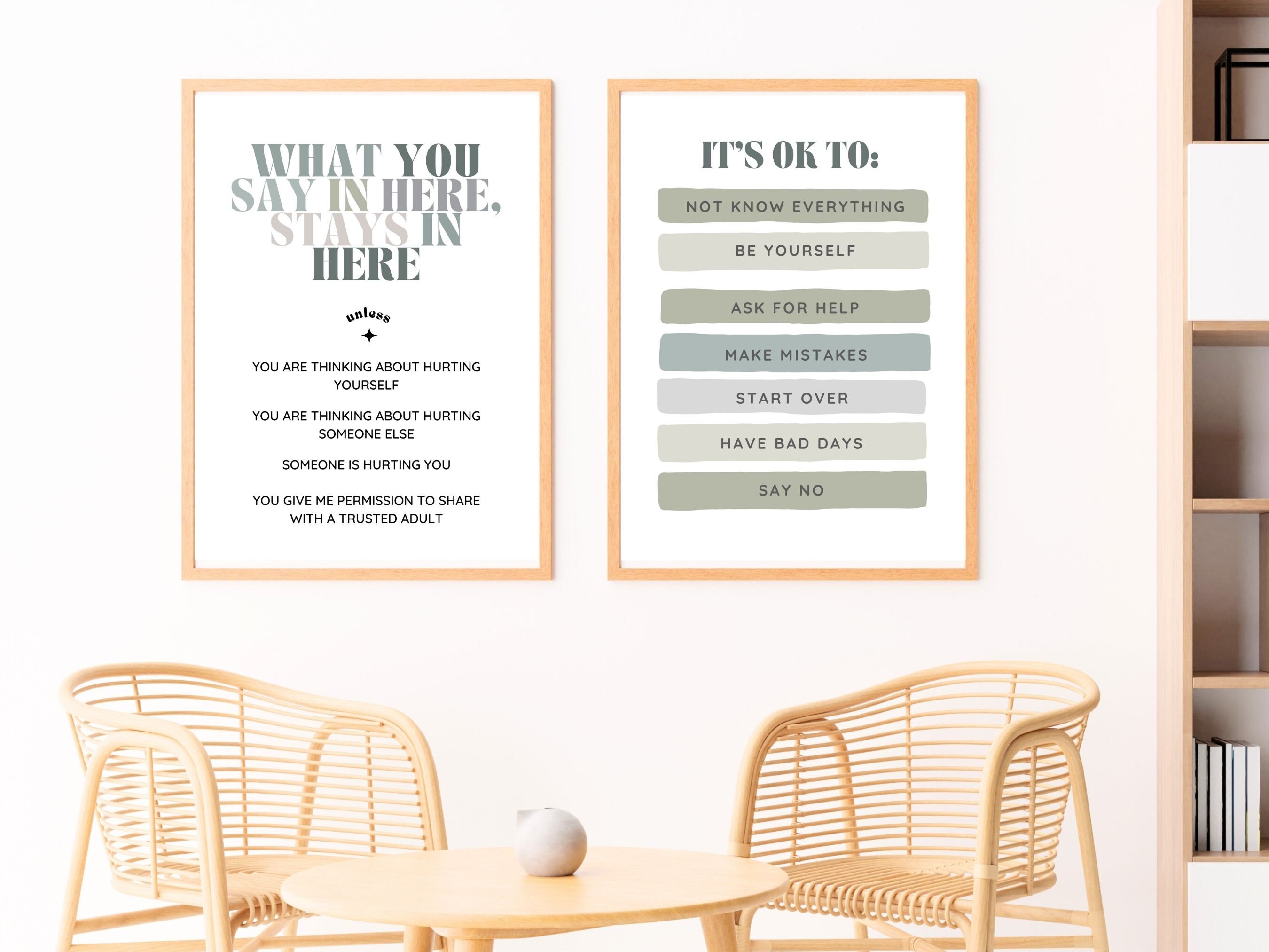 30 Therapist Office Decor Signs Counseling Posters Therapy Wall Art ...