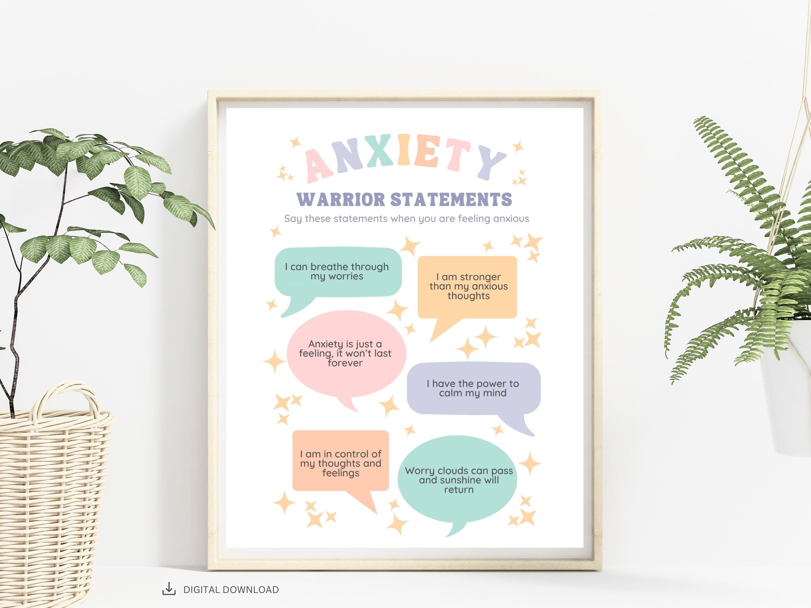 Calm Corner Poster, Calm Corner Sign, Calm Corner Decor, Calming Down ...