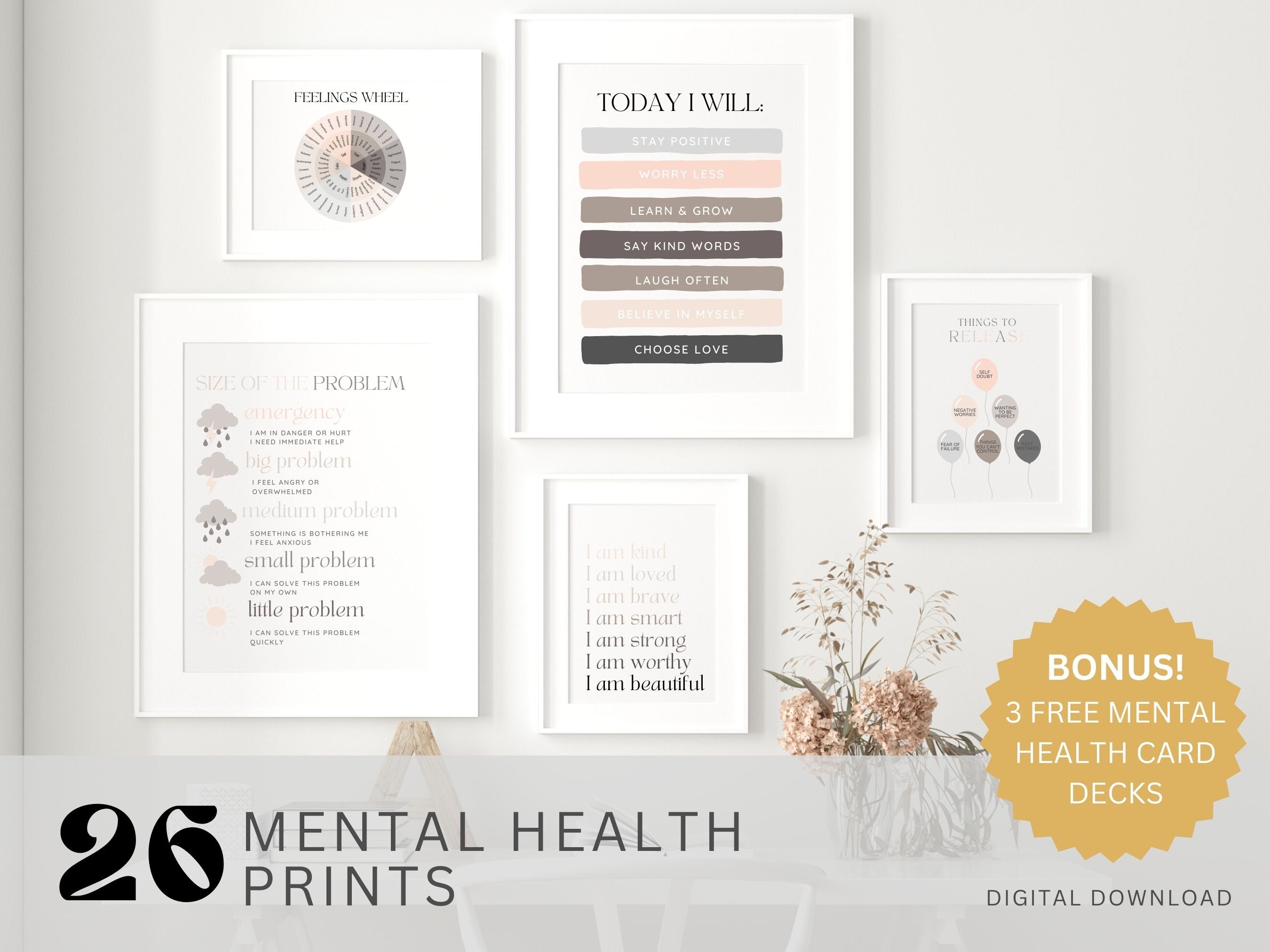 26 Therapist Office Decor Signs Counseling Posters Therapy Wall Art ...