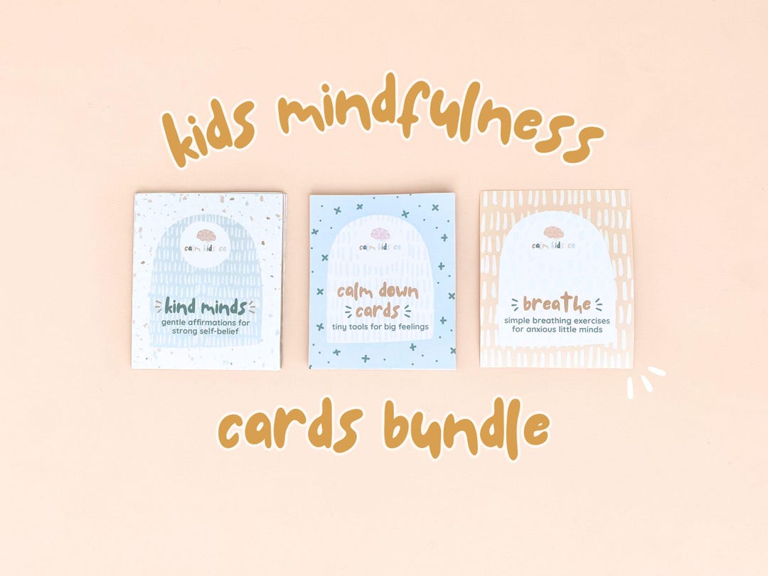 Kids Mindfulness Bundle, Self-regulation Strategies for Kids, Emotional ...
