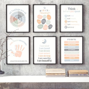 Calm Down Corner Kit for Kids, Printable Emotional Regulation for ...