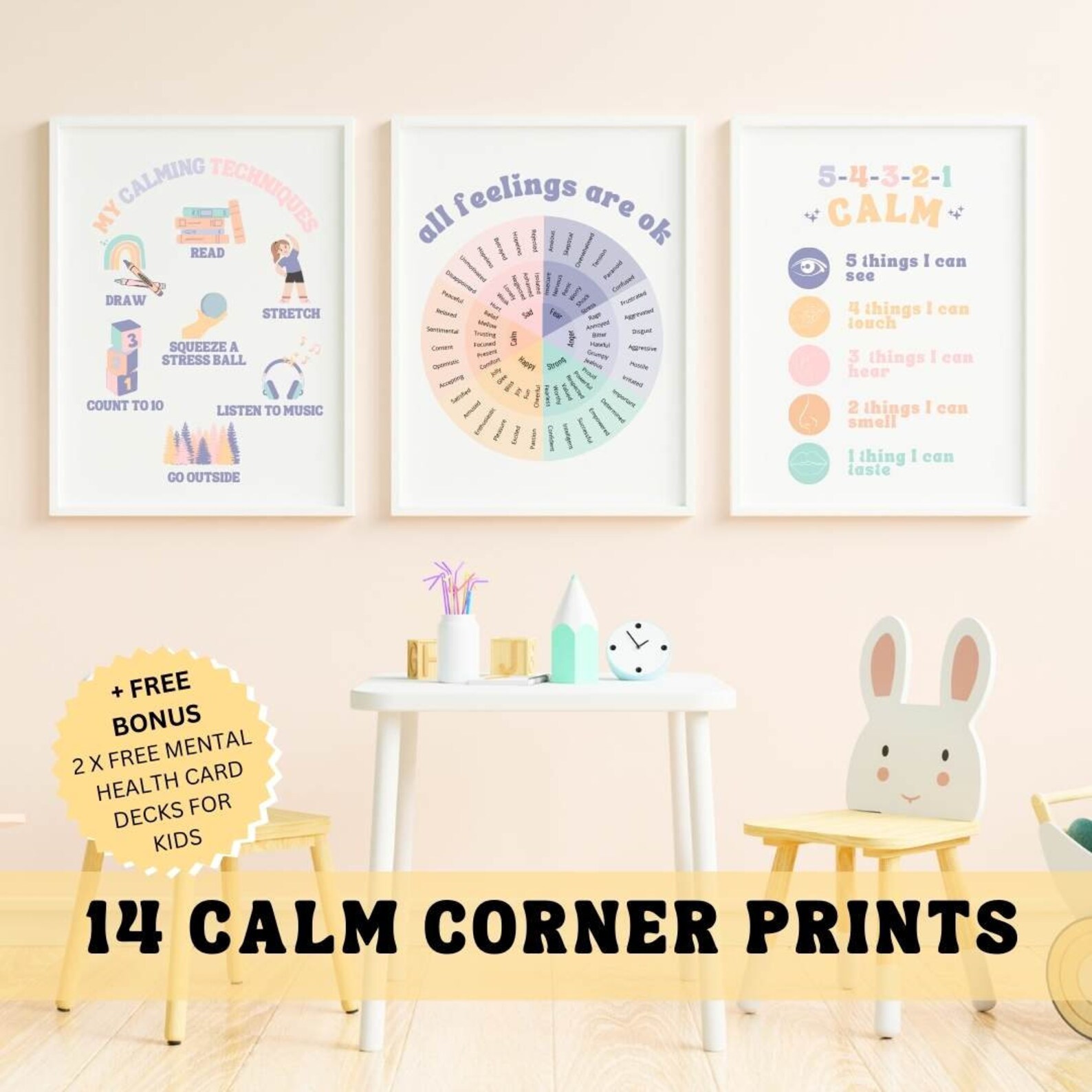 Calming Corner Posters, Calm Corner Worksheet, Calm Down Corner Print ...