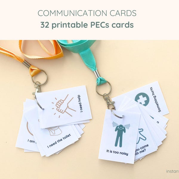 Pecs Card - Etsy UK