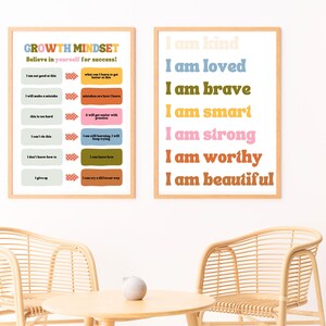 Growth Mindset Printable Classroom Decor Calming Corner - Etsy