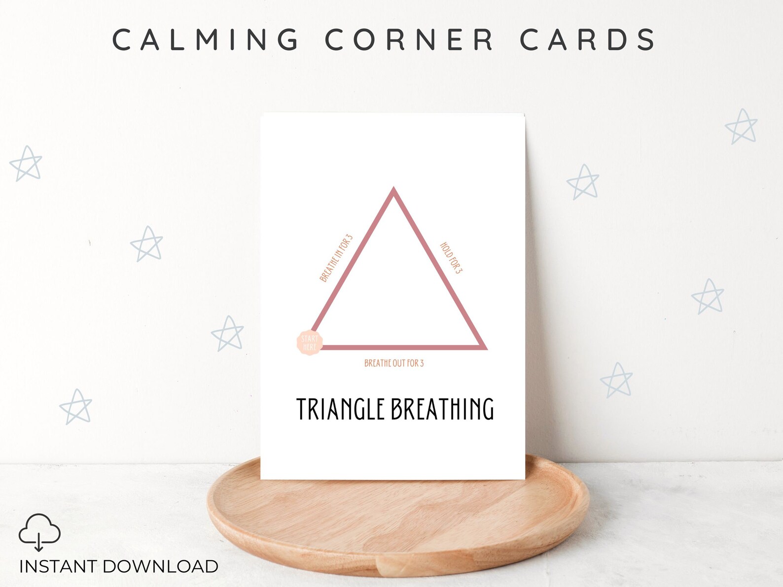 Boho Calming Corner Flashcards, Calming Strategies Flash Cards, Calming ...