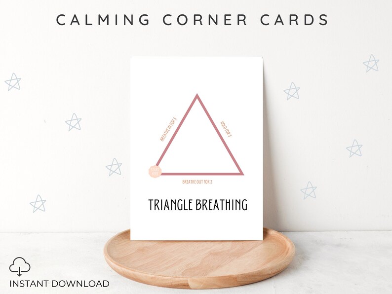 Boho Calming Corner Flashcards, Calming Strategies Flash Cards, Calming ...