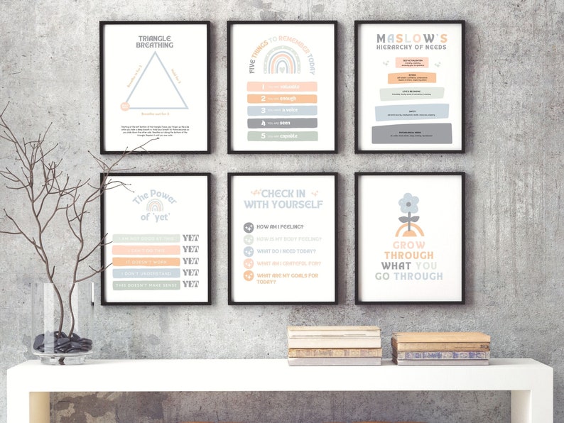 Calm Down Corner Kit for Kids, Printable Emotional Regulation for ...