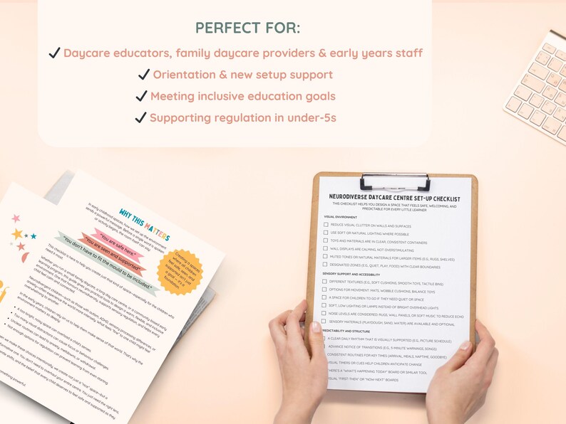 Neurodivergent Daycare Checklist, Daily Daycare Schedule, Daycare Forms ...