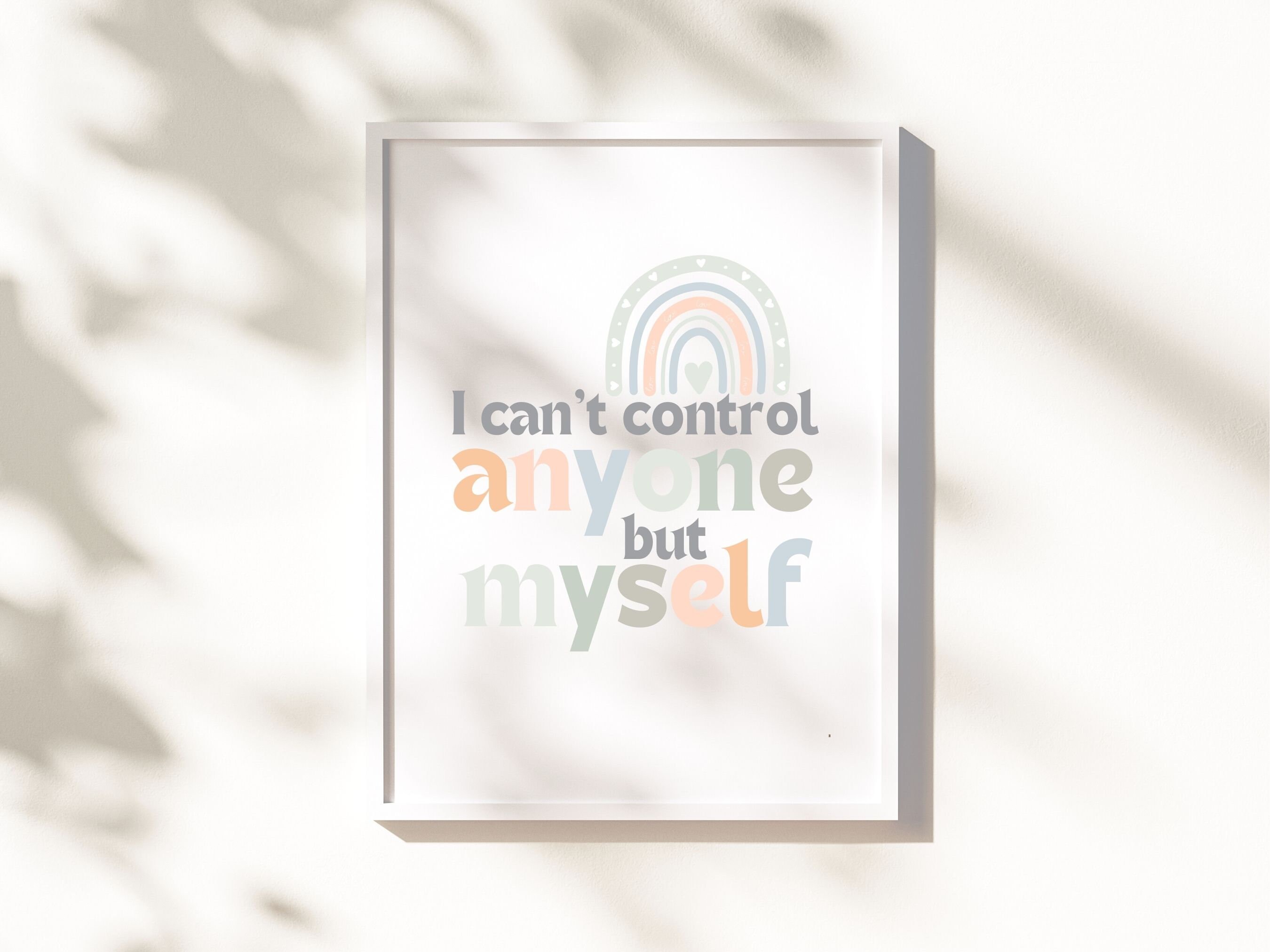 Calming Corner Kit Classroom Boho Calm Down Decor Wall Art Social ...