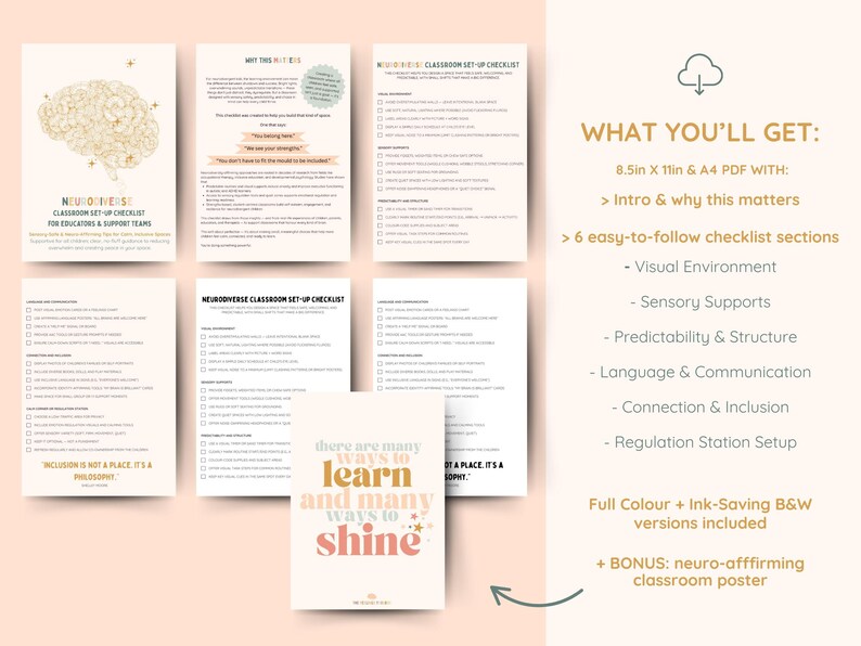 Neurodivergent Checklist, Classroom Essentials, Classroom Management ...