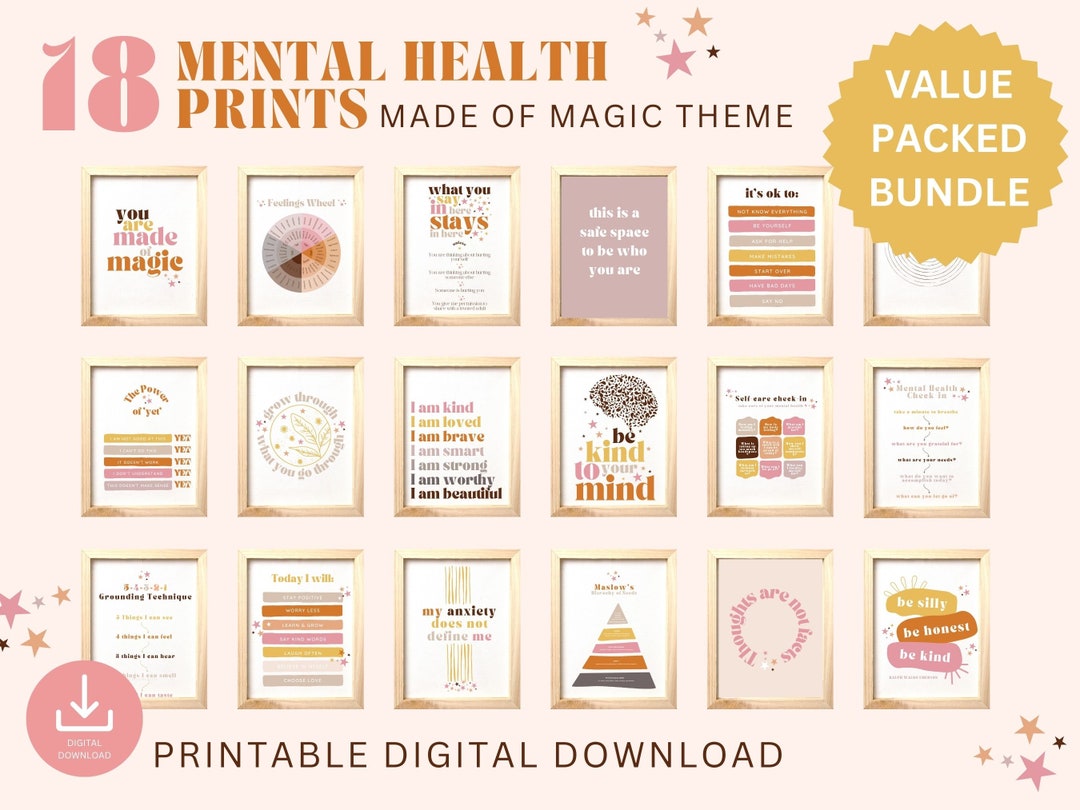 18 Therapist Office Decor Signs Counseling Posters Therapy Wall Art ...