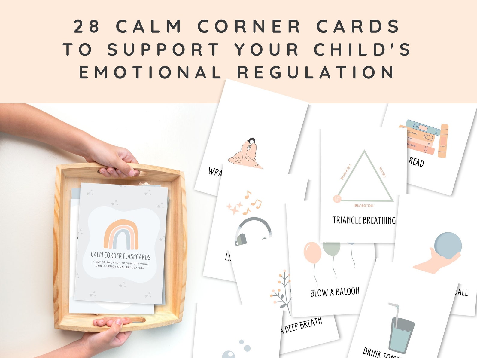 Calming Corner Kit Classroom Boho Calm Down Decor Wall Art Social ...