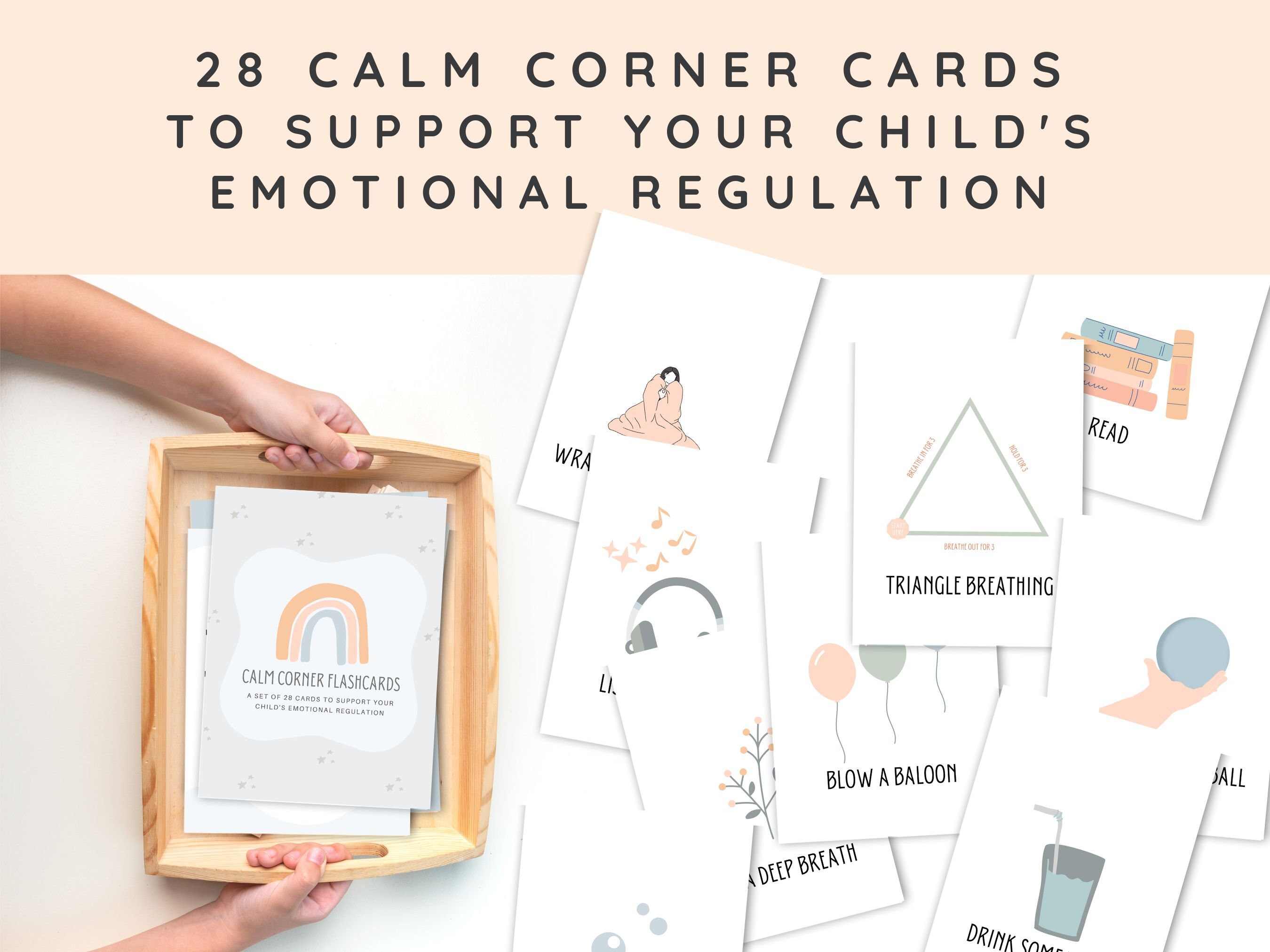 Calming Corner Kit Classroom Boho Calm Down Decor Wall Art Social ...