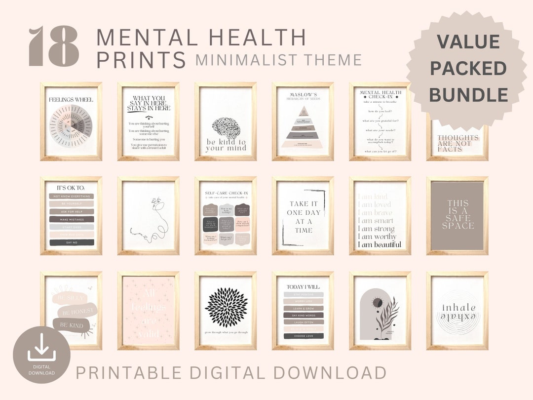 18 Therapist Office Decor Signs Counseling Posters Therapy Wall Art ...