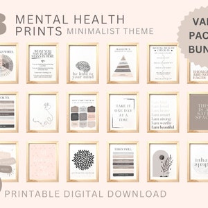 18 Therapist Office Decor Signs Counseling Posters Therapy Wall Art ...