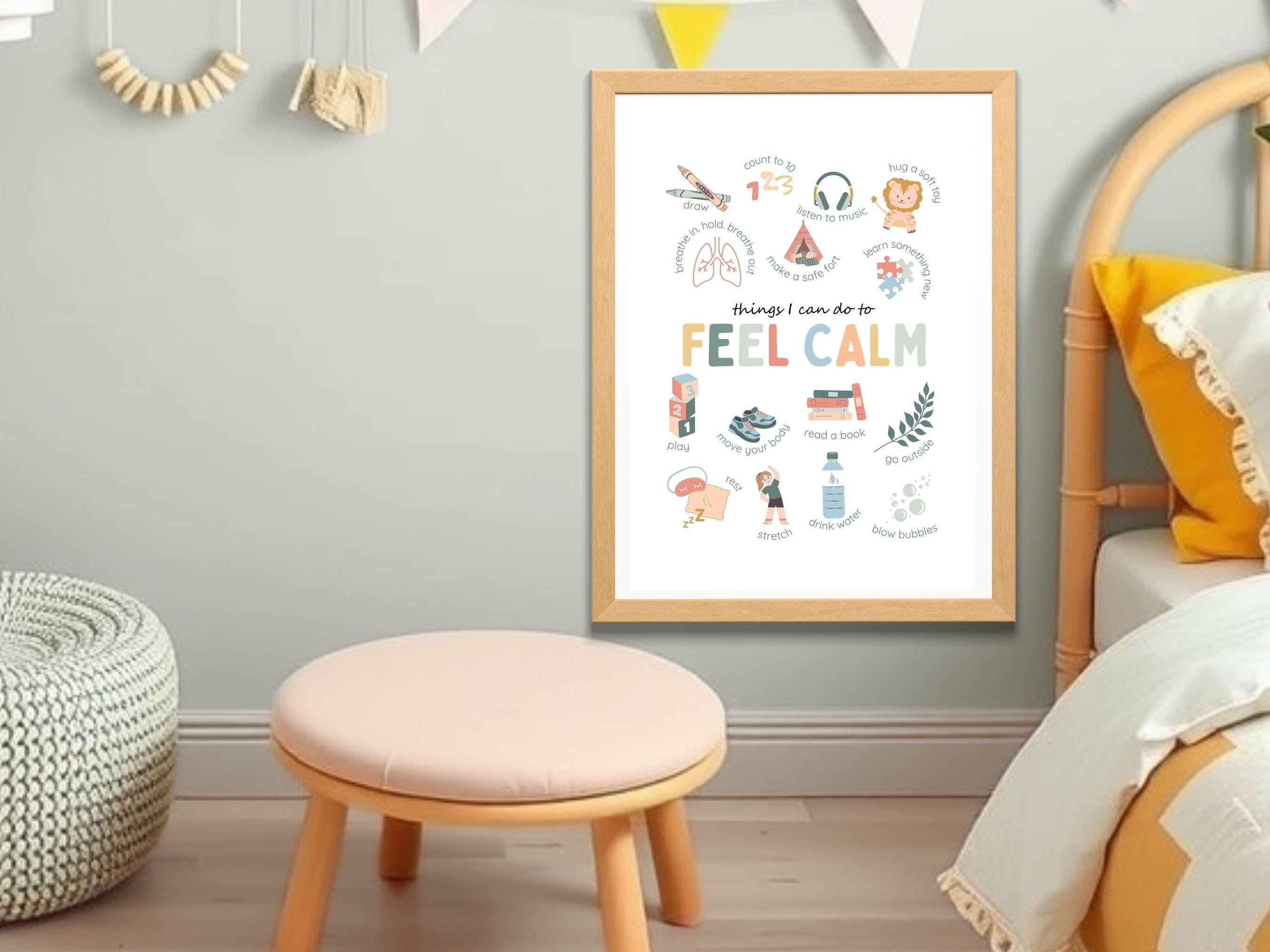 Coping Skills Poster, Therapy Office Decor, School Counselor, Anxiety ...