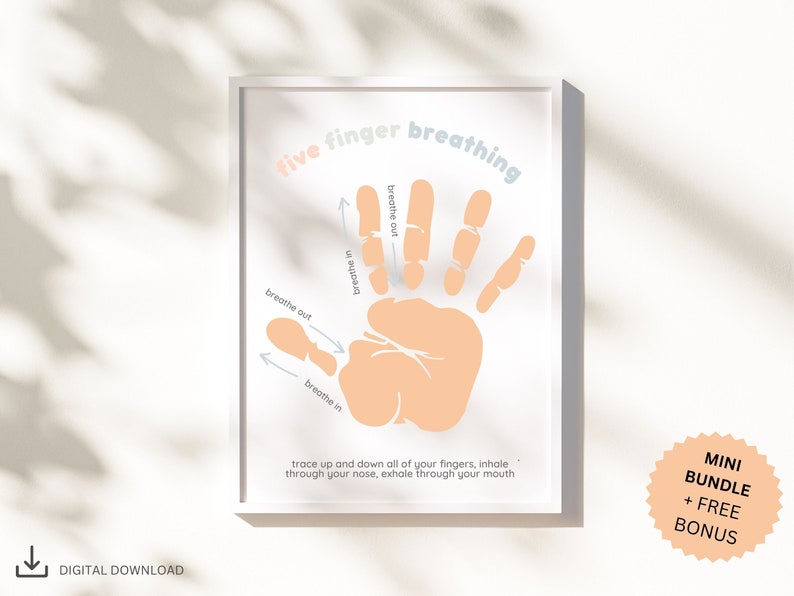 Calming Corner Sign Boho Rainbow Elementary Classroom Calm - Etsy