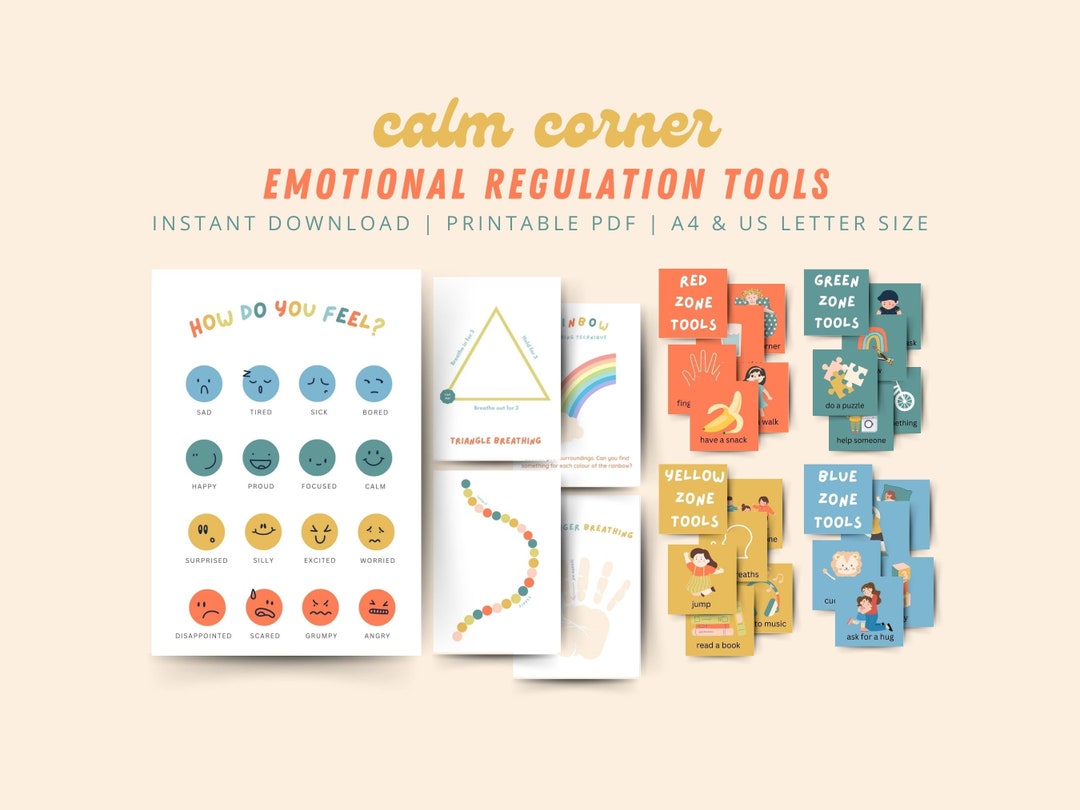 Calm Down Corner, Emotions Flashcards, Feelings Flashcards, Emotions ...