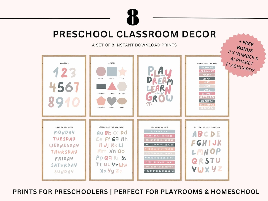Educational Posters for Prek, Learning Posters, Classroom Decor ...