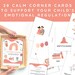 Boho Calming Corner Flashcards, Calming Strategies Flash Cards, Calming ...