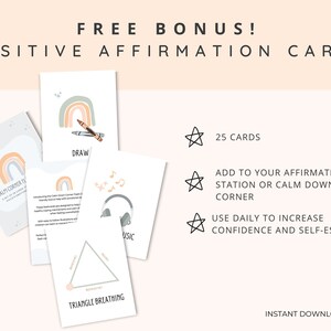 Boho Calming Corner Flashcards, Calming Strategies Flash Cards, Calming ...