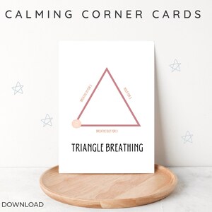 Boho Calming Corner Flashcards, Calming Strategies Flash Cards, Calming ...