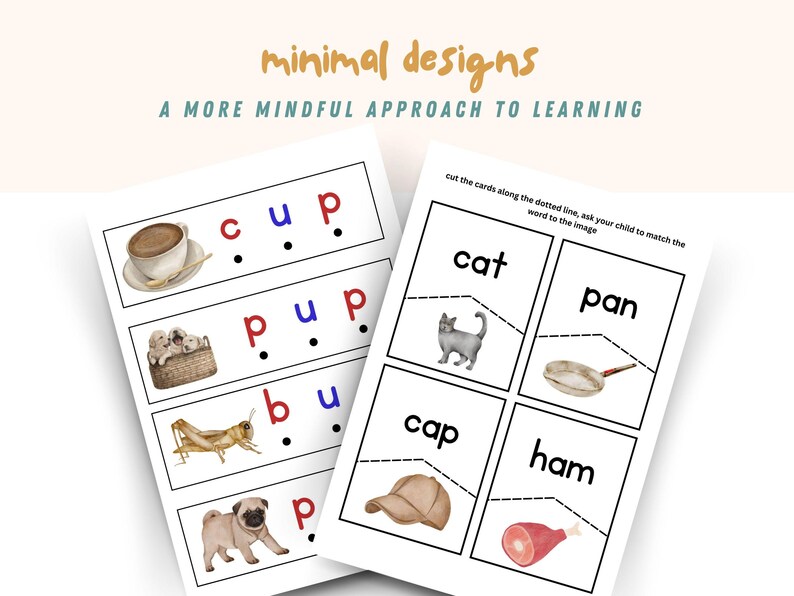 Printable Phonics Worksheet, CVC Words Activity, Kindergarten Reading ...