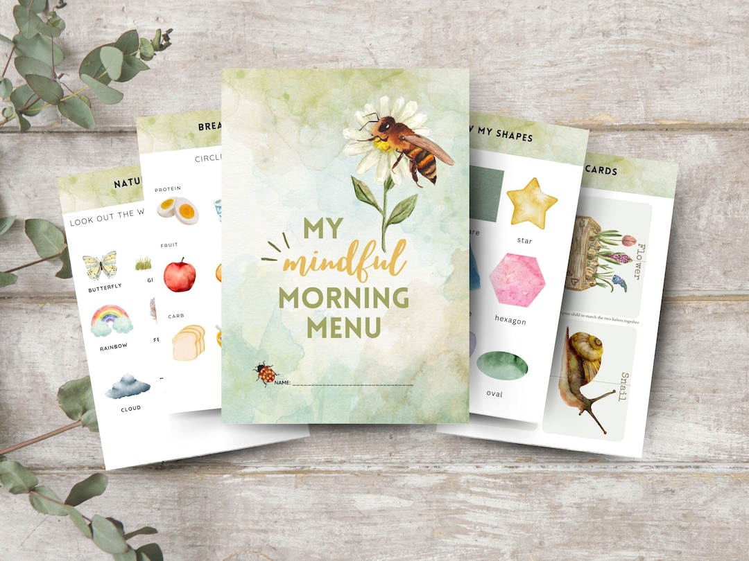 Preschool Morning Menu Printable, Homeschool Preschool, Preschool ...